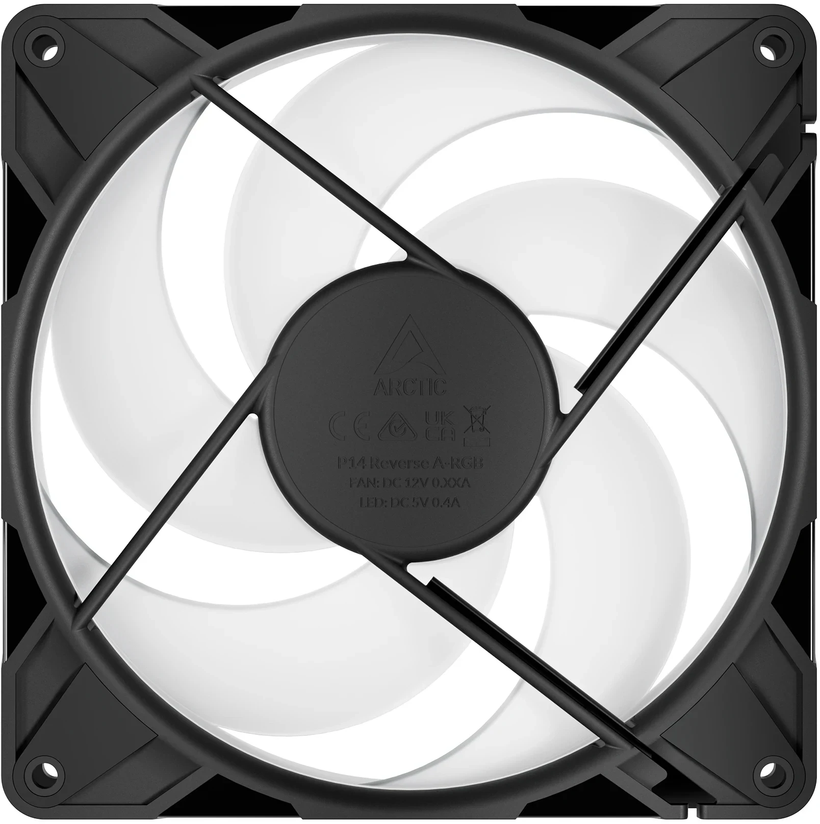 ARCTIC P14 Pro Reverse A-RGB Black 3in1