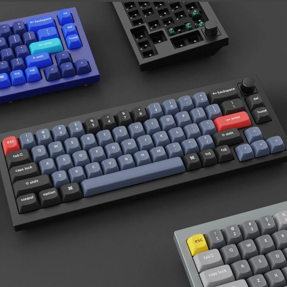 Keychron Q2 Navy Blue Knob QMK Keychron Q2 Navy Blue Knob QMK