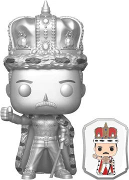Фигурка Funko Pop! Rocks: Queen - Freddie Mercury King (Platinum) with ...