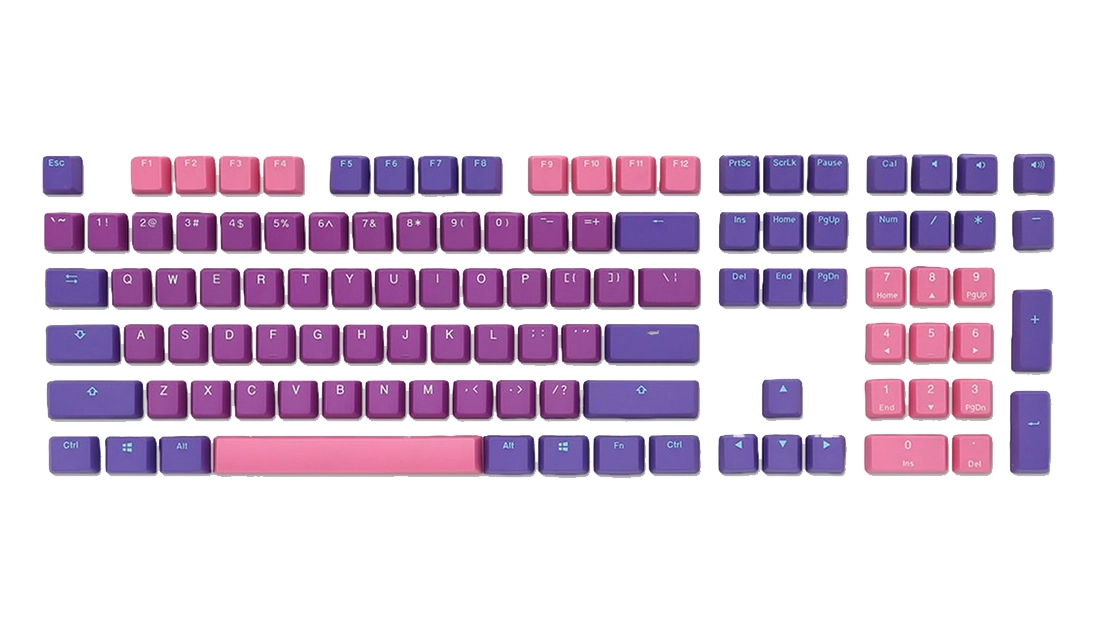Капачки за механична клавиатура Ducky Ultra Violet 108-Keycap Set PBT ...