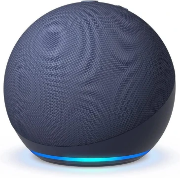 Преносима смарт тонколона Amazon Echo Dot 5, Гласов асистент, Alexa ...