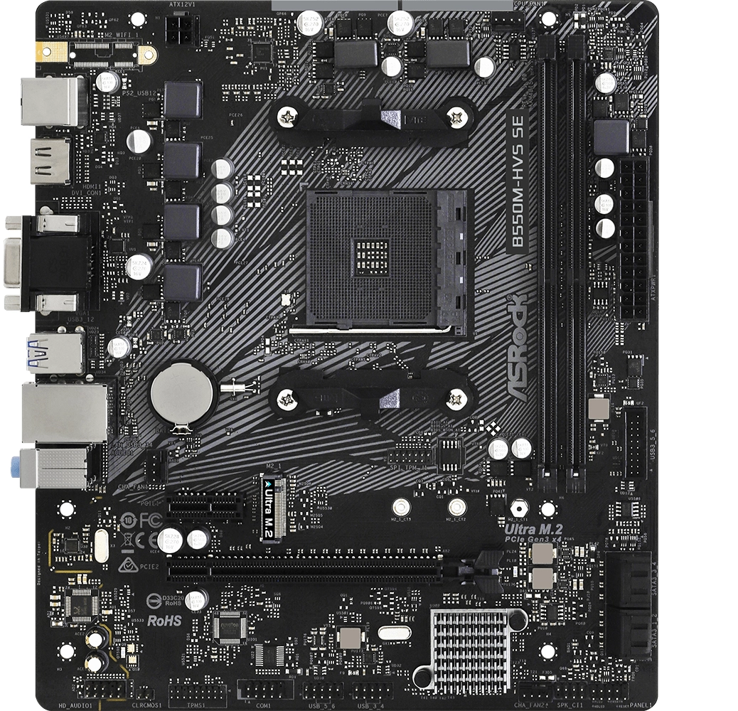 ASRock B550M-HVS SE
