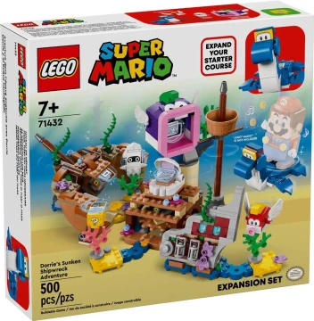 LEGO Super Mario - Dorrie's Sunken Shipwreck Adventure Expansion Set ...