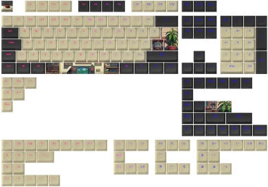 Dark Project Arcade Keycaps PBT