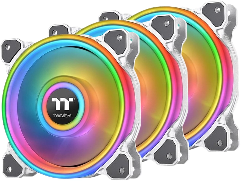 Thermaltake Riing Quad 14 RGB Radiator Fan TT Premium Edition White 3in1